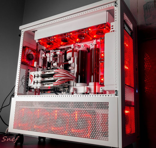 SICK CUSTOM PC 电脑DIY: Build of the week: Snef's Bloody Angel ( Intel i7 ...