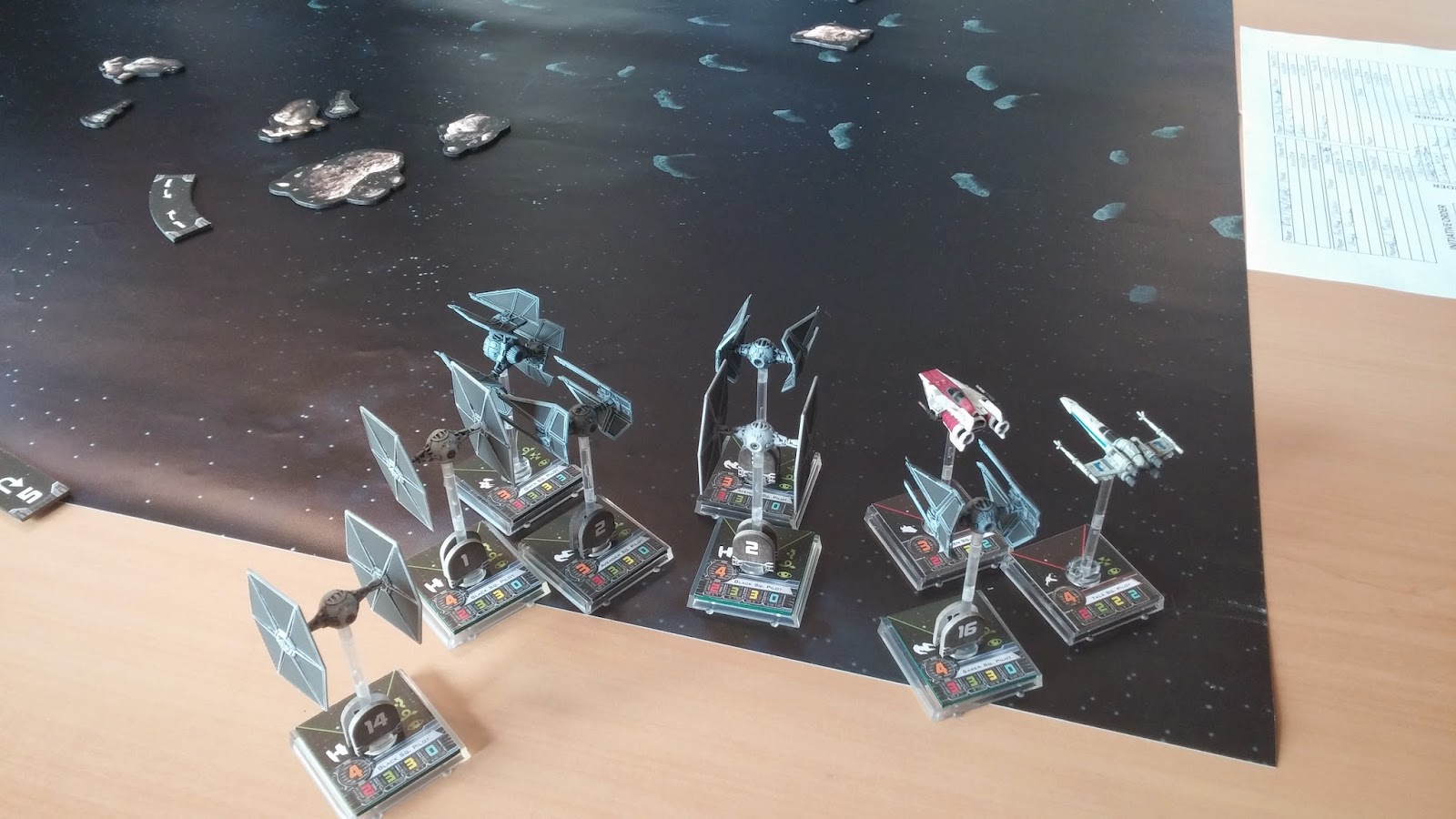 X Wing Minis - The 11th Hour: Pac-Wing (1st race of our 1st X-Wing ...
