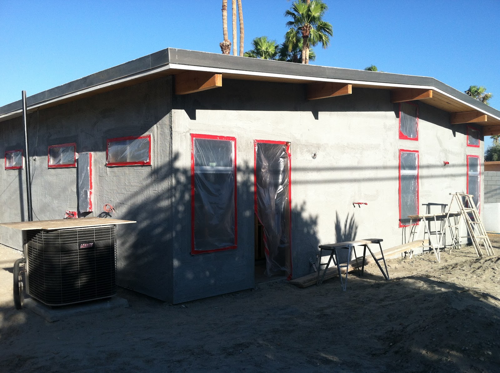 Meiselmania: Stucco: a multi-step process