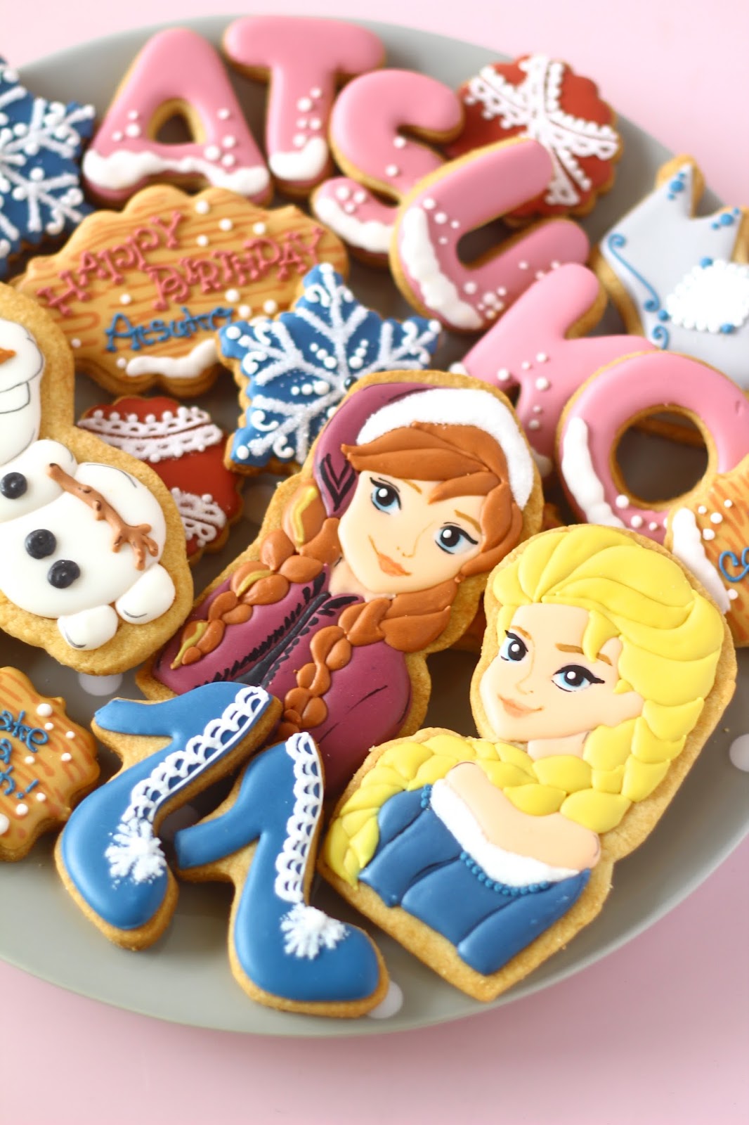 Sweeten your day.: アナと雪の女王 アイシングクッキー Frozen icing cookies!