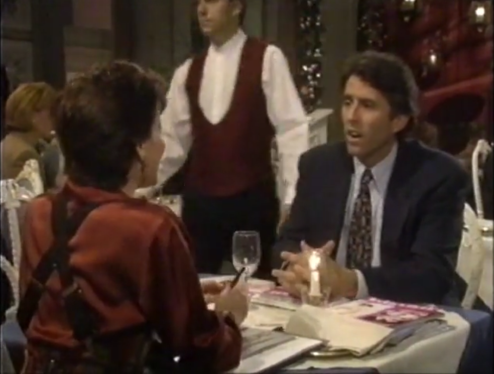 Ladies in Satin Blouses: Rosa Langschwadt Nevin - red satin blouse