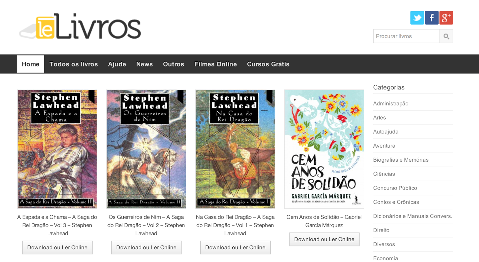 Boteco da Leitura: Le Livros - Livros para ler online