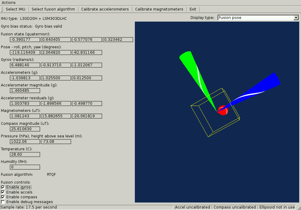 Daddy Makers: RPi 기반 IMU 센서 제어