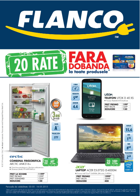 FLANCO catalog-brosura 24-30/5 2015 | Promoţii Romania