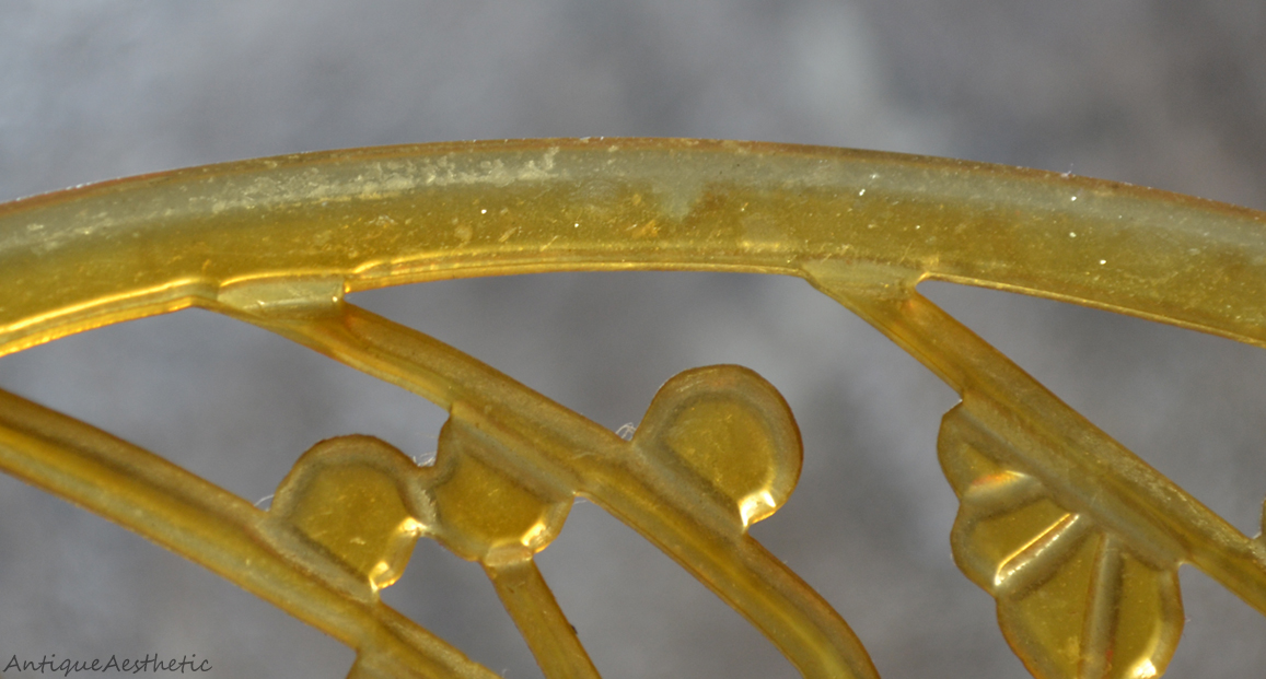 ANTIQUE AESTHETIC: Decorative Hair Combs and the dreaded Celluloid Rot