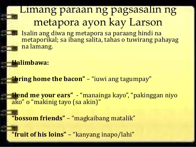 halimbawa ng metapora - philippin news collections