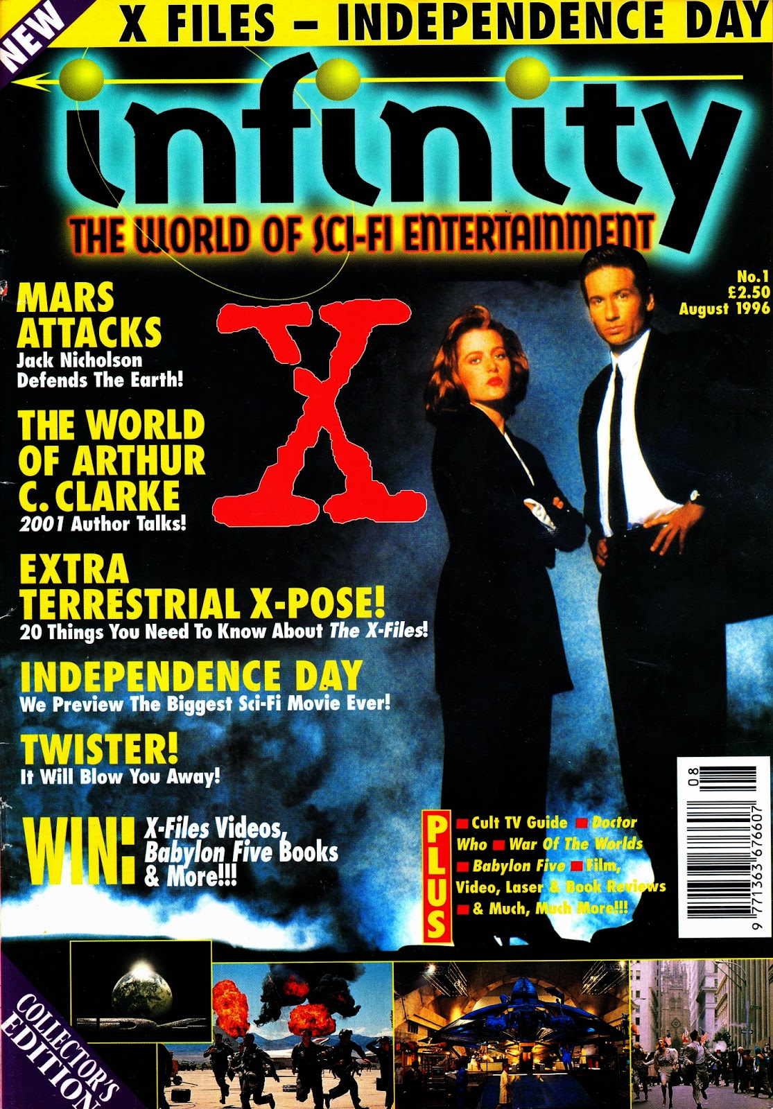 STARLOGGED - GEEK MEDIA AGAIN: 1996: INFINITY MAGAZINE Issue 1