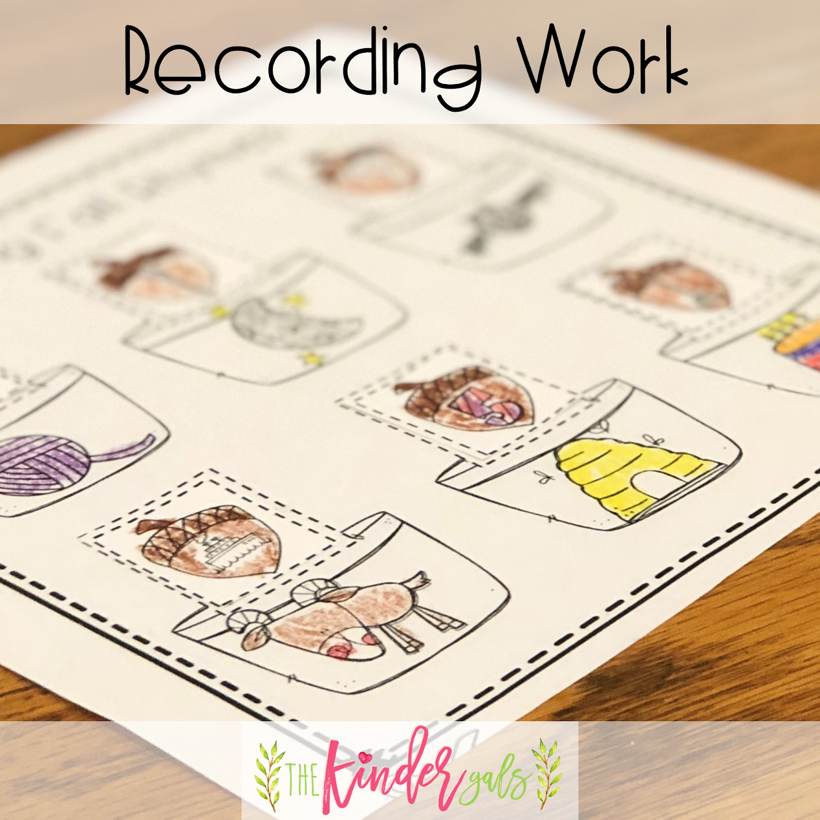 KinderGals: 6 Ways to Use the Pocket Chart in the Fall