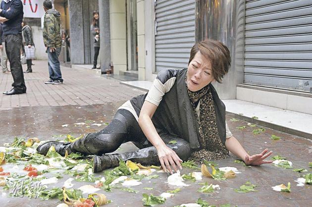 My TVB Artist: Florence Kwok gets covered in rancid water