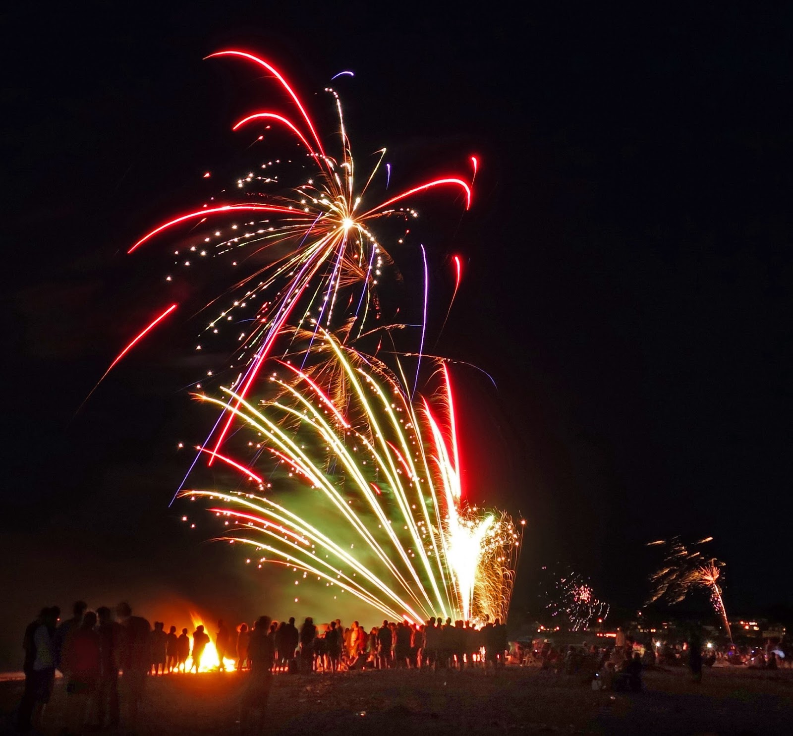 Joe's Retirement Blog: Bonfires and Fireworks, White Horse Beach ...