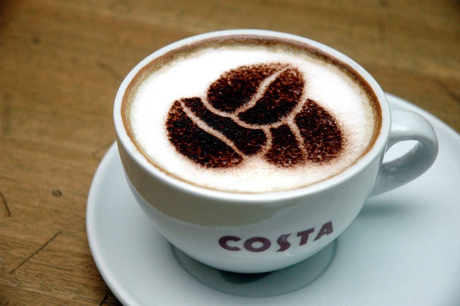 DUDE FOR FOOD: London-Style: A Matter of Taste at Costa Coffee