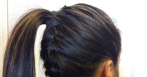 19 Sweet French Braided Horse Tail Model | The Best Flat Top Haircuts ...