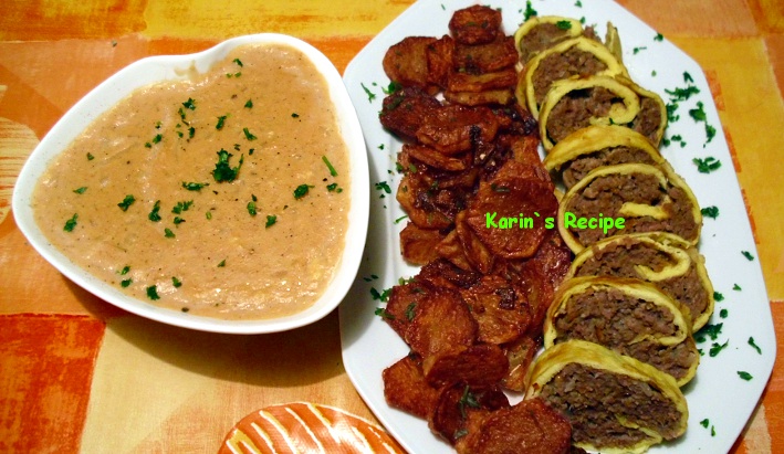 Karin's Recipe: Rolade Daging Cincang (Ground Beef Roulade)