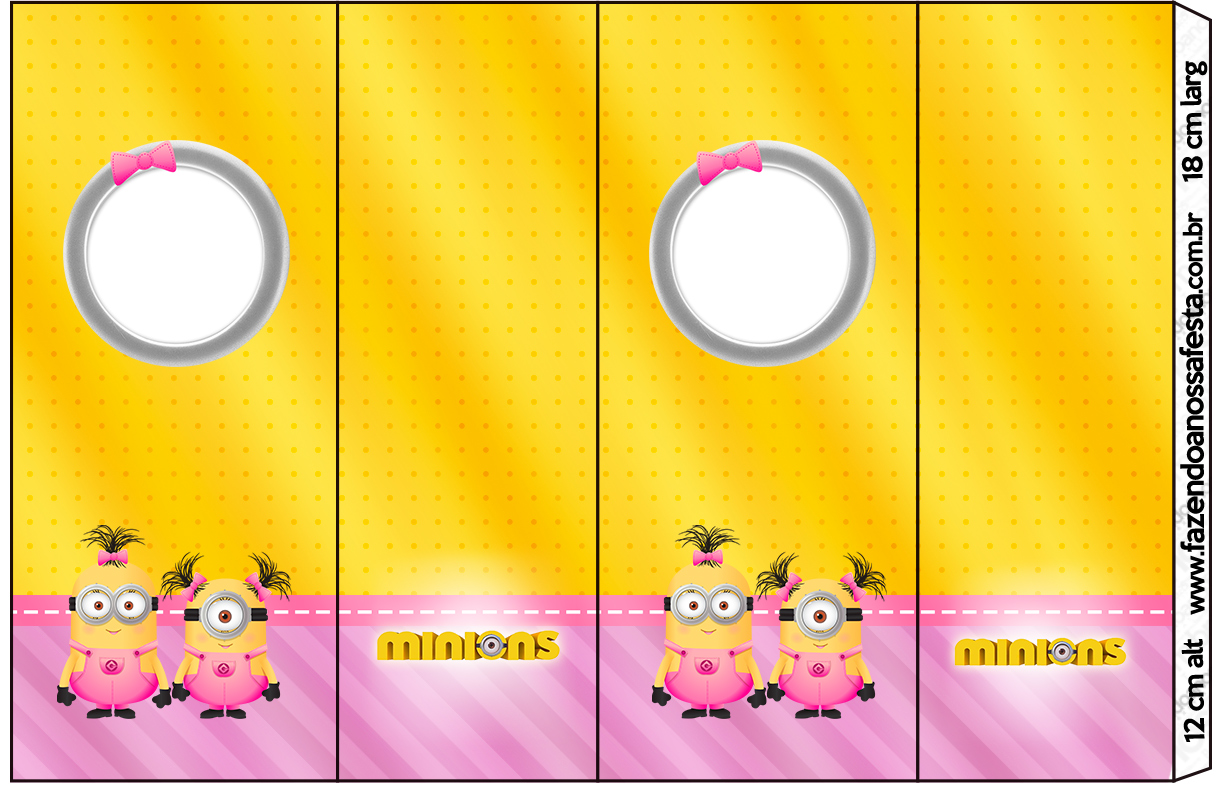 Minion Girls: Free Printable Candy Bar Labels. - Oh My Fiesta! in english