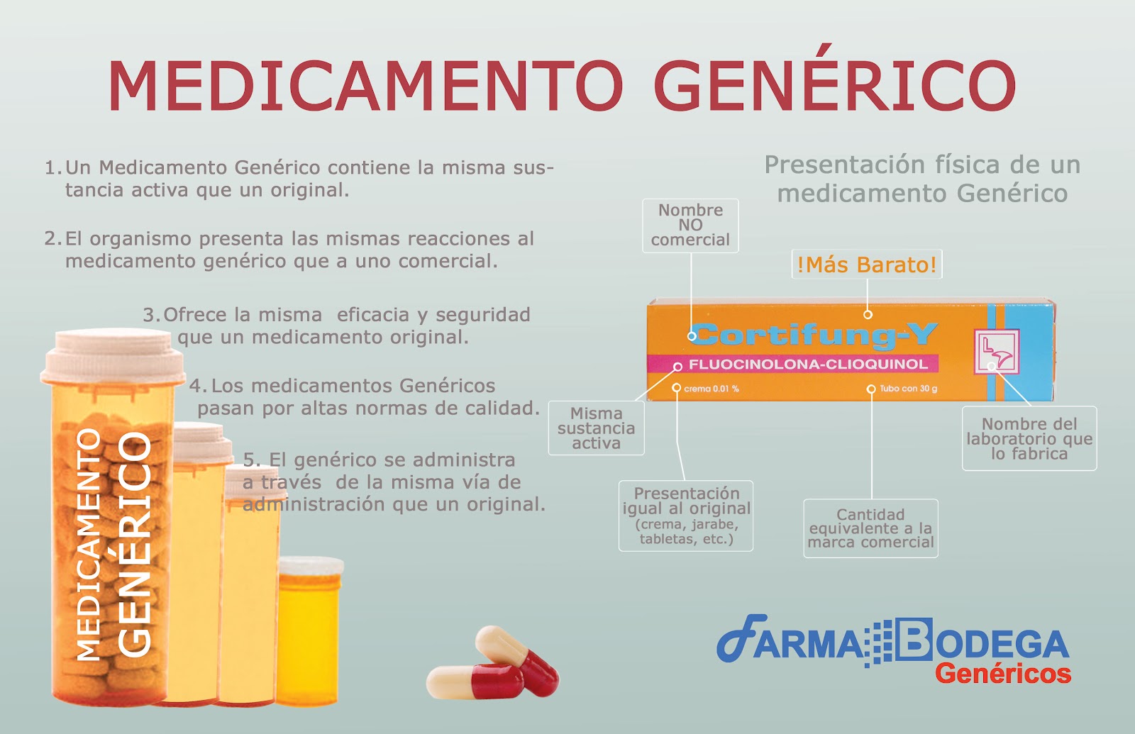 Portfolio: Medicamentos genericos - Infografia