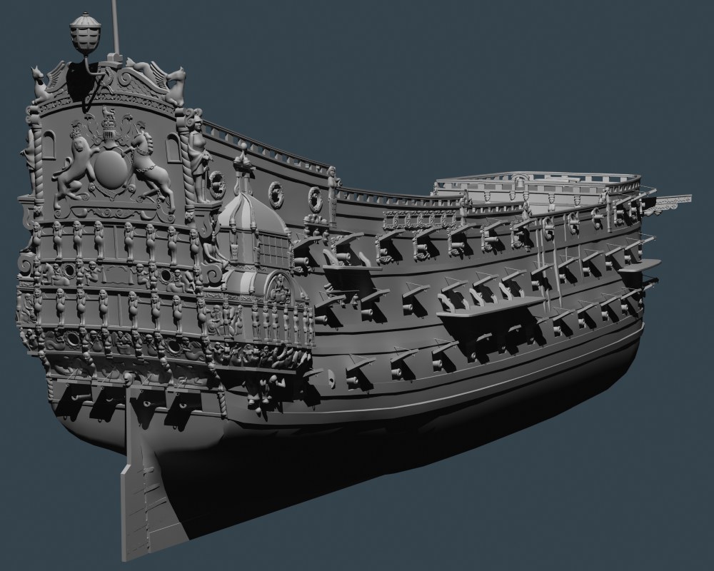 Recreating the ships of the 17th century: januari 2013
