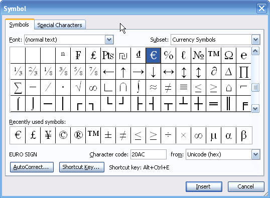 Welcome to Learn Kit: Symbols and Special Character in MS Word Document