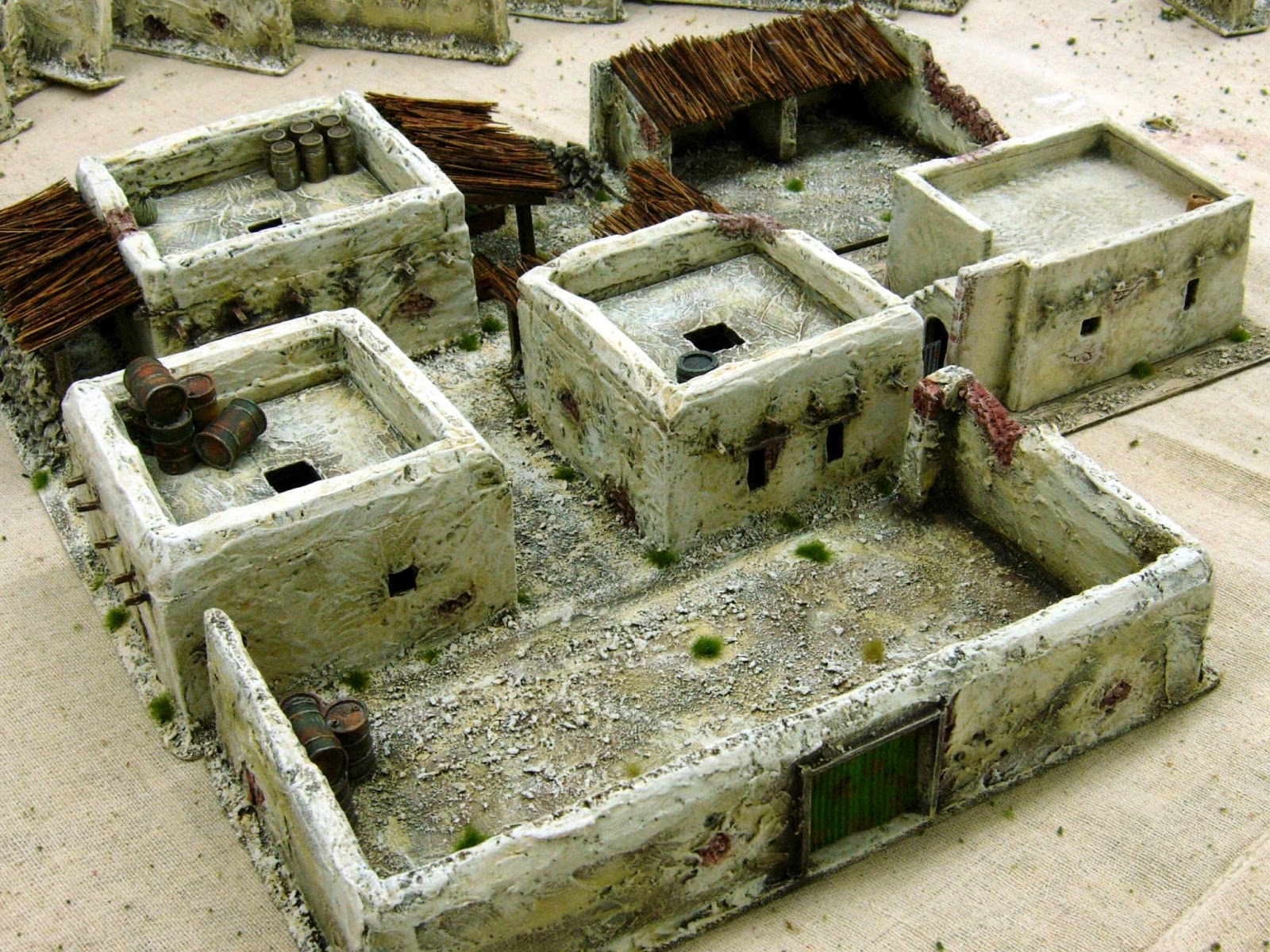 Wargaming with Silver Whistle: Village Walls and Afghan Compounds.