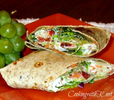 Lite and Fresh Veggie Wraps