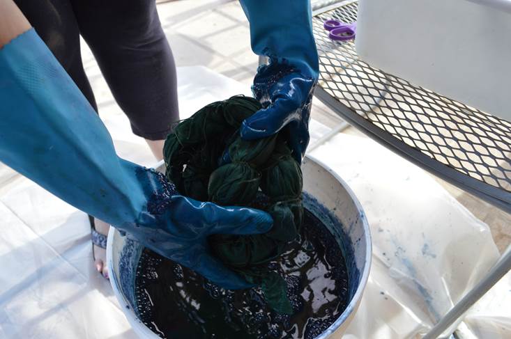 Art Threads: Indigo Tie Dye