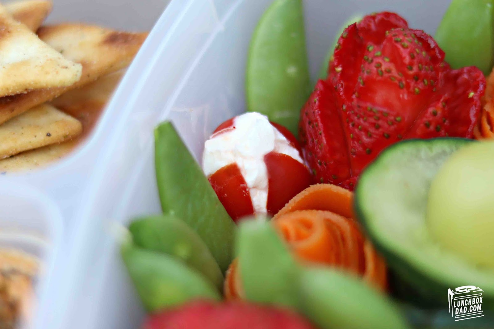 Lunchbox Dad: Fun Flower Bouquet School Lunch Idea