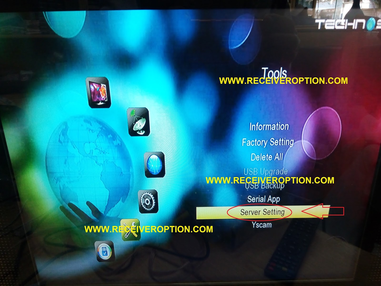 TECHNOSAT MINI TS-3 HD RECEIVER CCCAM OPTION - How To Enter Biss key Power vu key And Cline in ...