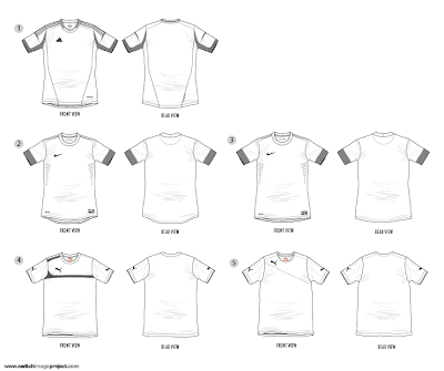 Football teams shirt and kits fan: My new template collection