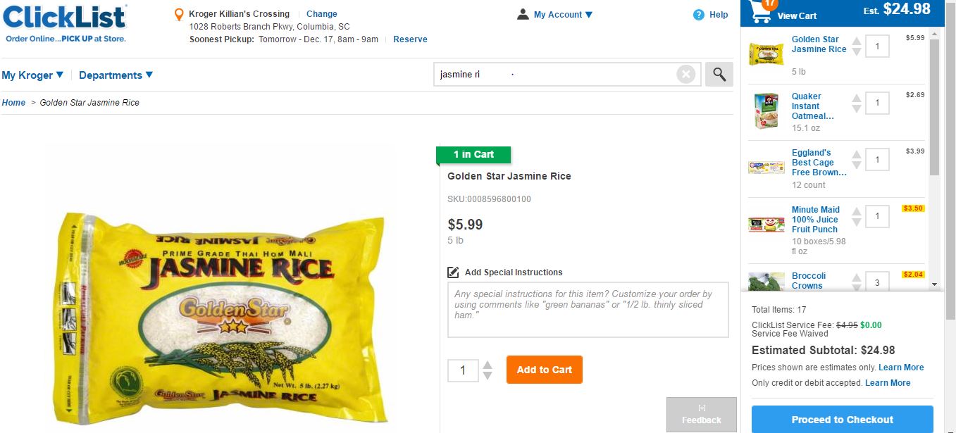 Make Your Grocery Shopping Simple With #ClickList From Kroger | Mom Files