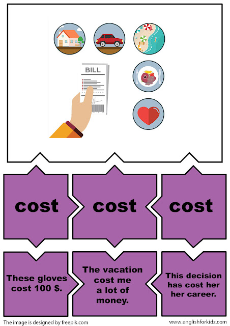 Irregular Verbs Puzzle Flashcards (Part 3)