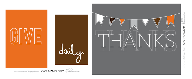 Give Thanks Daily {Free Download} - Kiki & Company
