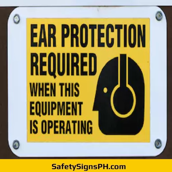 Ear Protection Signs - SafetySignsPH.com Philippines