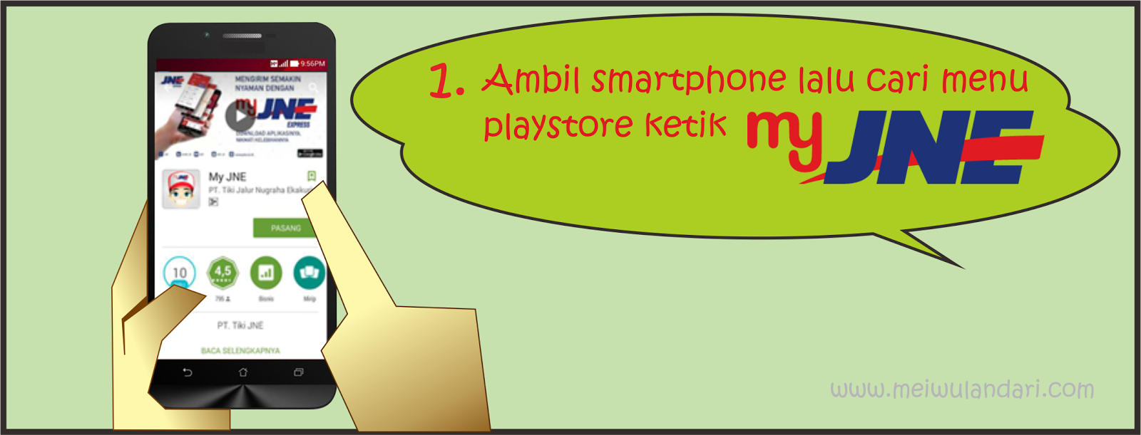 Mudahnya Transaksi dengan Aplikasi MyJNE - "MEI WULANDARI" - Miss Mei's ...