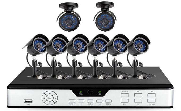 Kit DVR 8 canales + 8 Cámaras CCD 600 TVL | INGENIERÍA CISCO