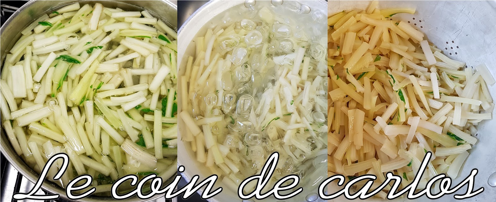 Le coin de Carlos: Côtes de bette à l'orange