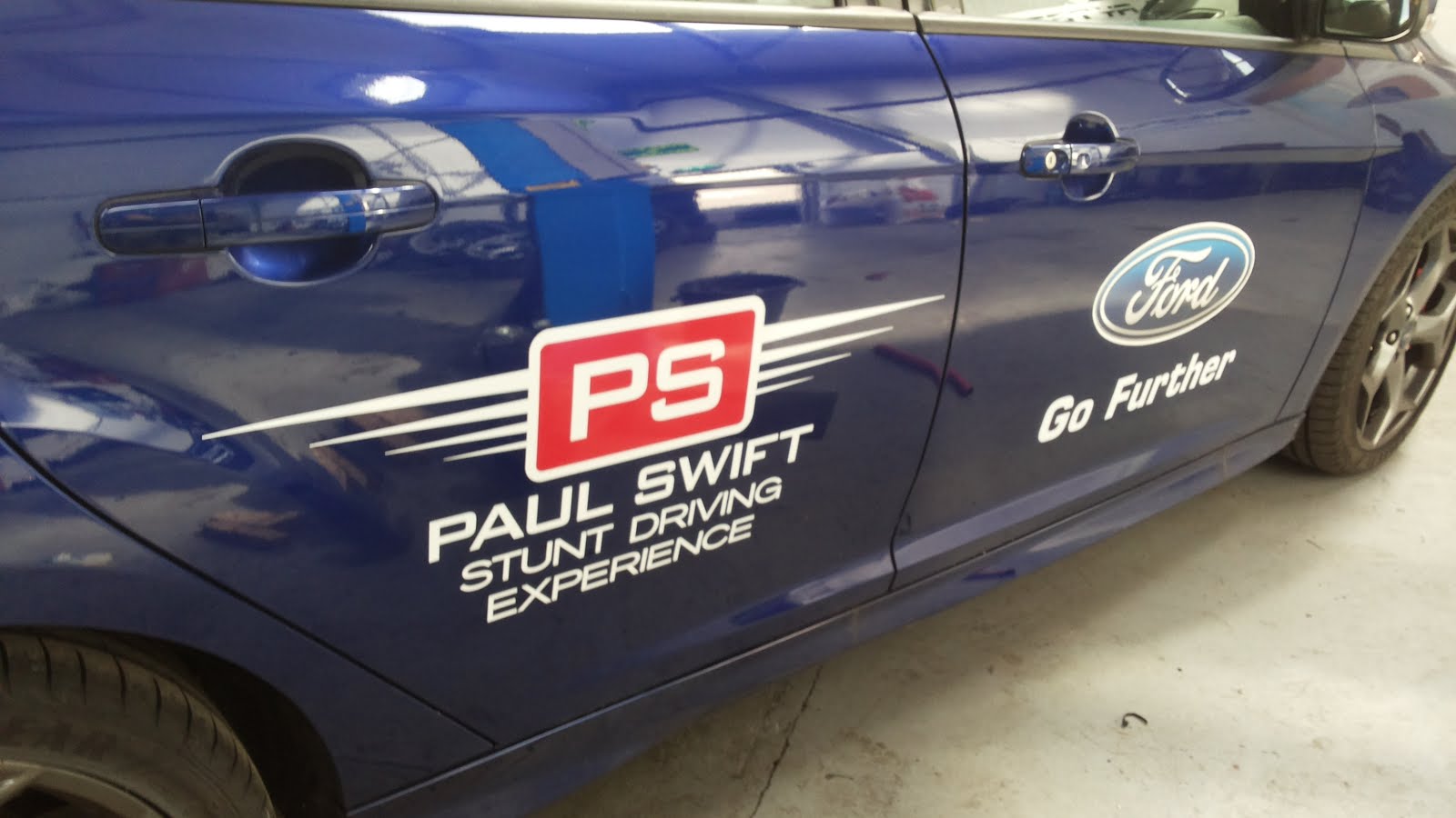 The Green I Signs Blog: Ford focus ST graphics for Paul Swift at ...