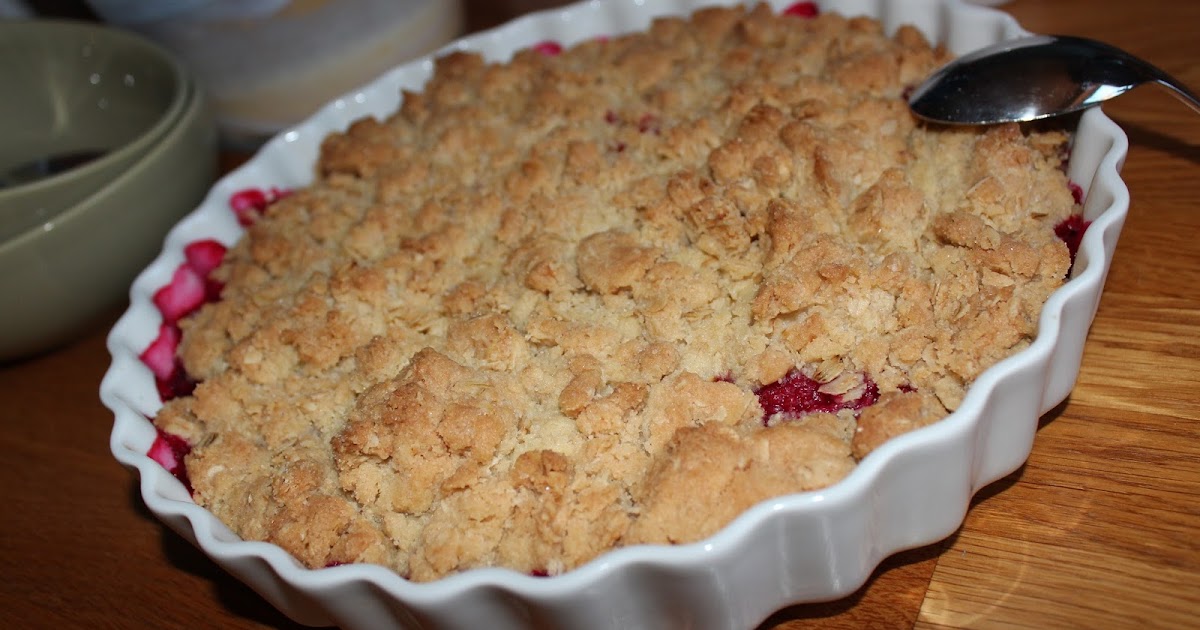 Mat med Suss: Supergod smulpaj med hallon