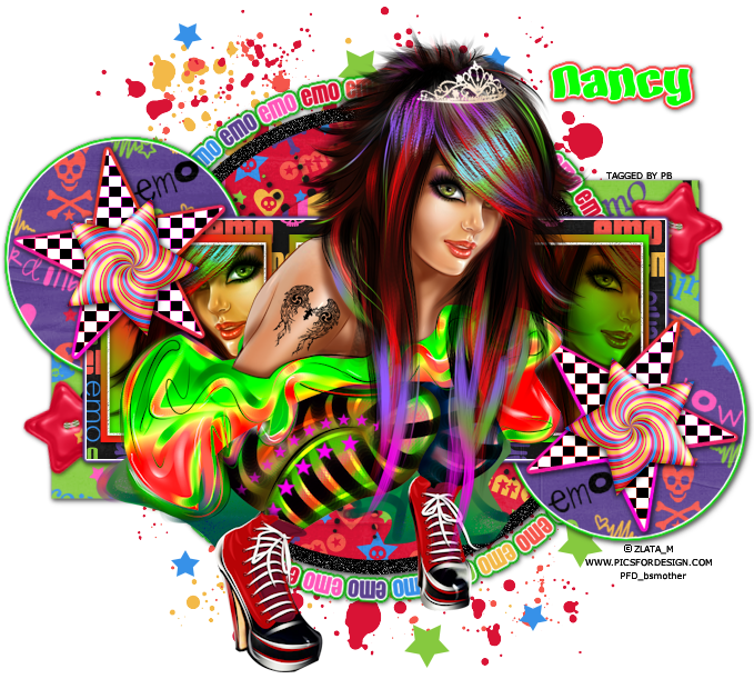 Precious Beauties: Rainbow Emo