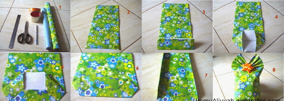 How to Wrap Gift Into a Fan Form, Gift Wrapped ~ Unique and Do It Yourself