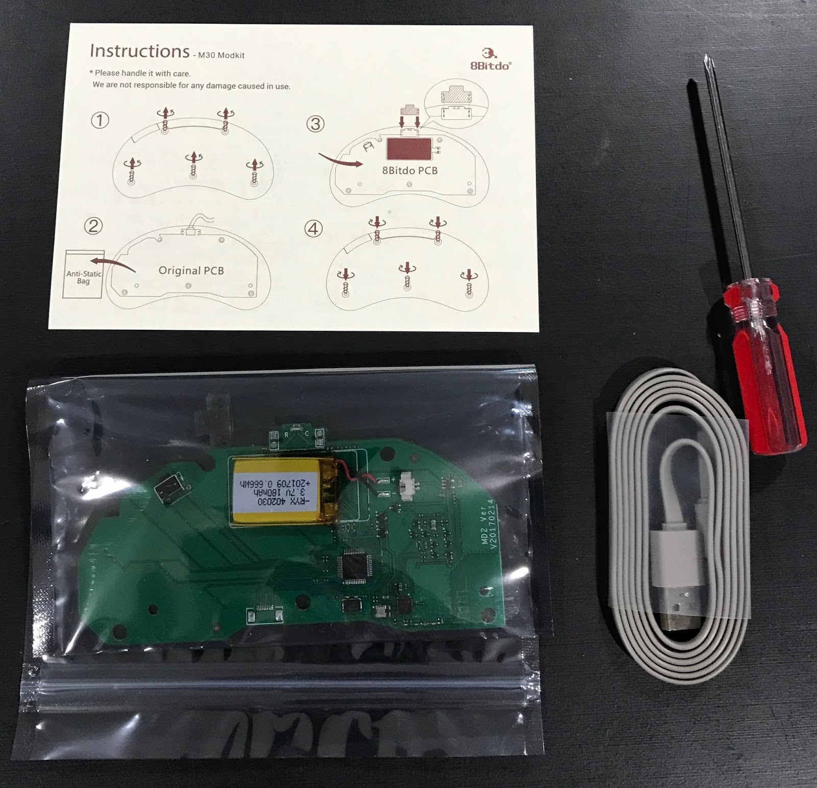 Retro Gamer Randomness: 8Bitdo Bluetooth Modkit for Genesis Controller