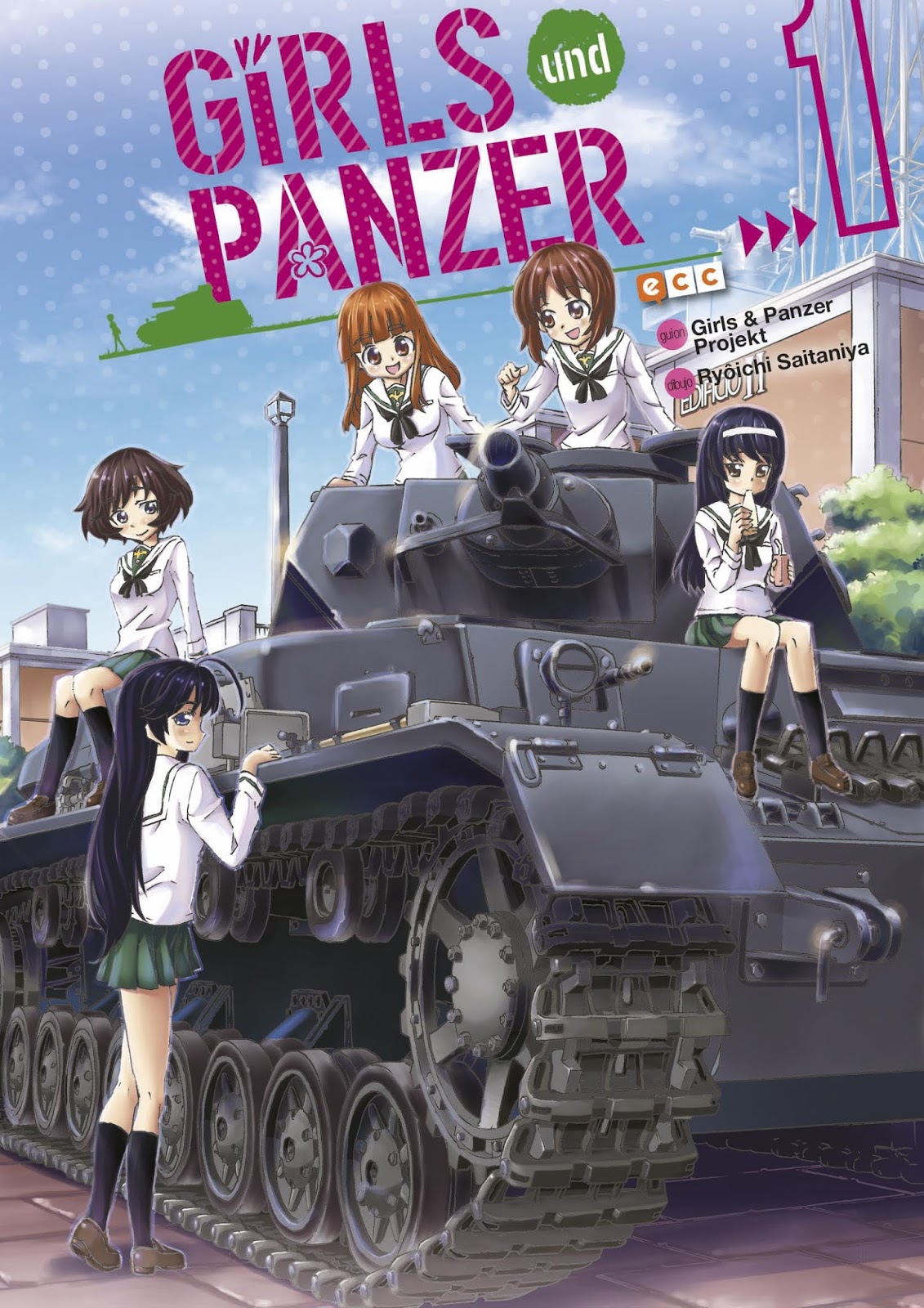 Manga: Reseña de "Girls und Panzer" vol.1 de Ryôichi Saitaniya - ECC ...