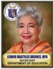 Graduation Message of Secretary Leonor Magtolis Briones for the School ...