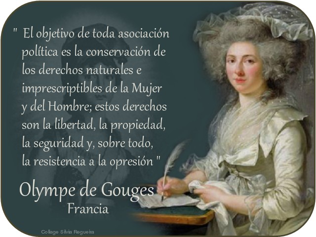 Mujeres Famosas: OLYMPE DE GOUGES - FRANCIA
