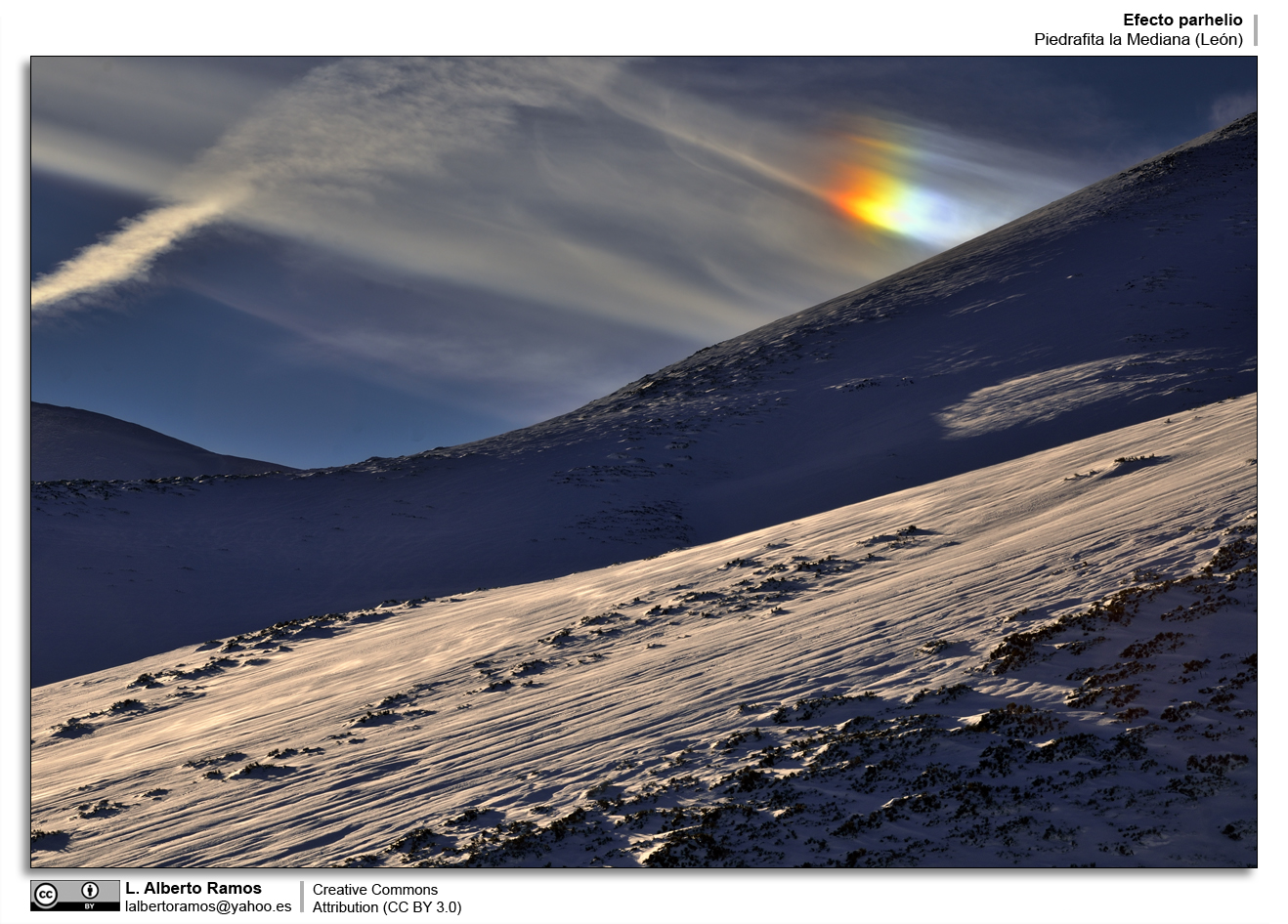Parhelio - L. Alberto Ramos - Fotografía