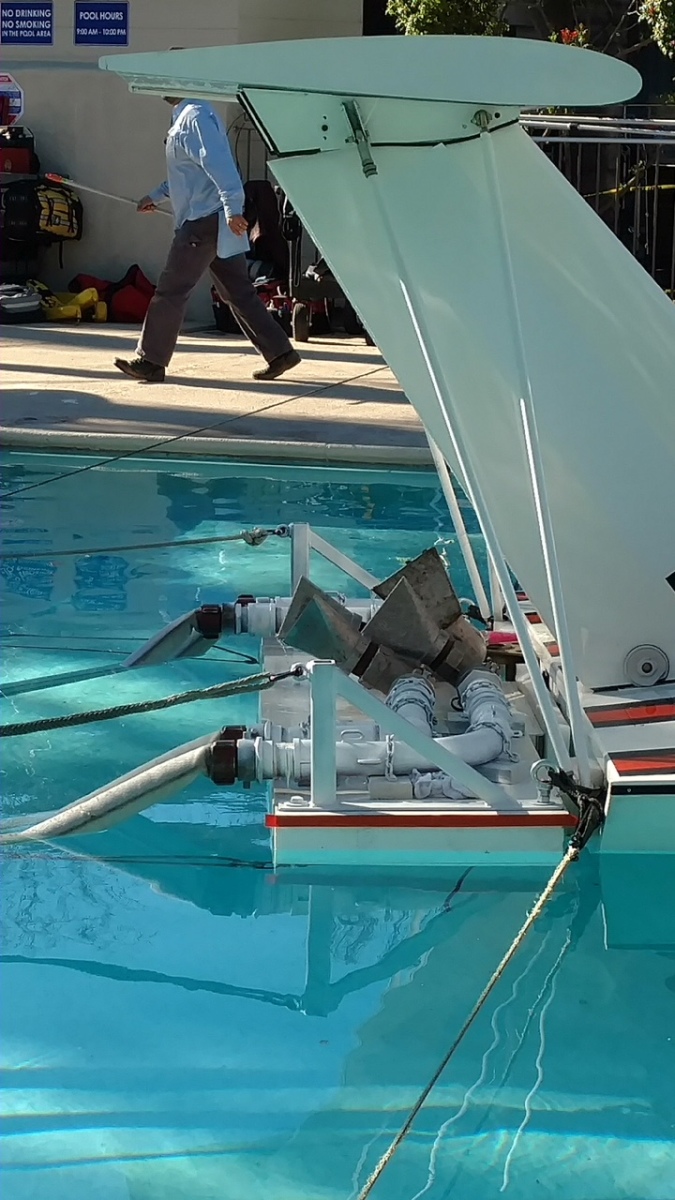 Pay 'n Pak Racing History: Pay 'n Pak in a pool!