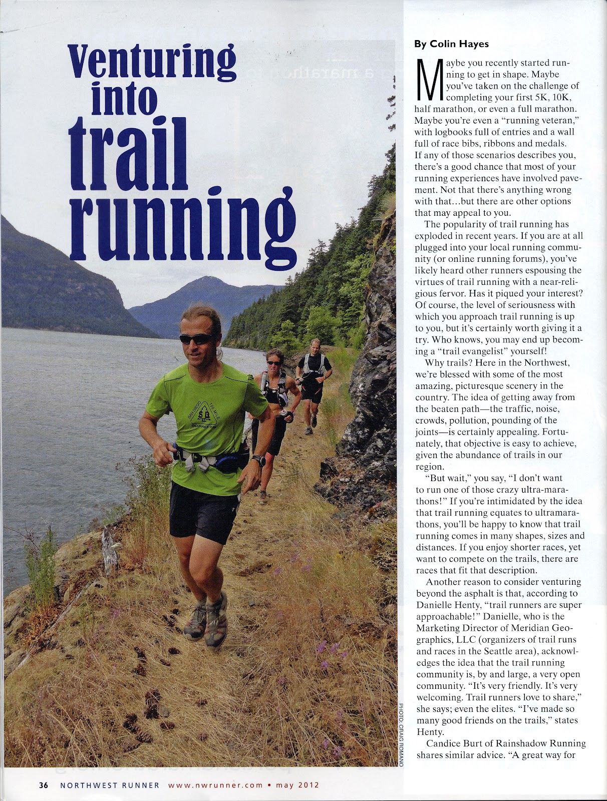 The Resurrected Runner: Trail Running Article in Northwest Runner