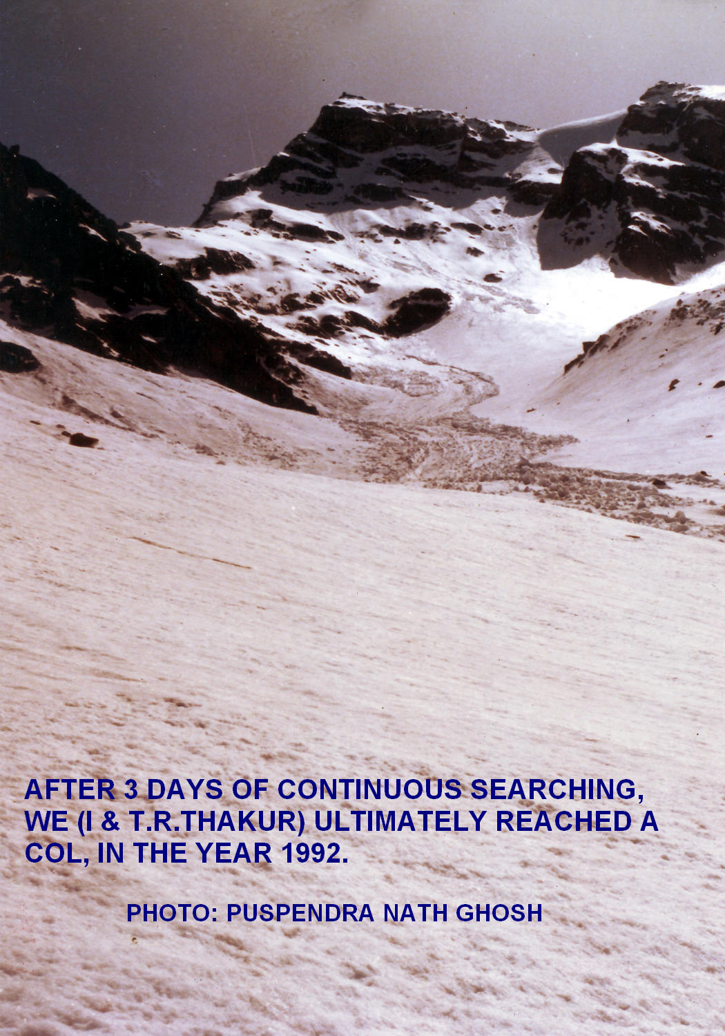 MOUNTAINEERING EXPIDITION ON HIMALAYAS : A JOURNEY