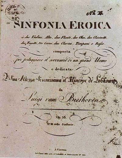 MUSIClassical notes: Beethoven Symphony No 3 in Eb, Op 55 "EROICA"