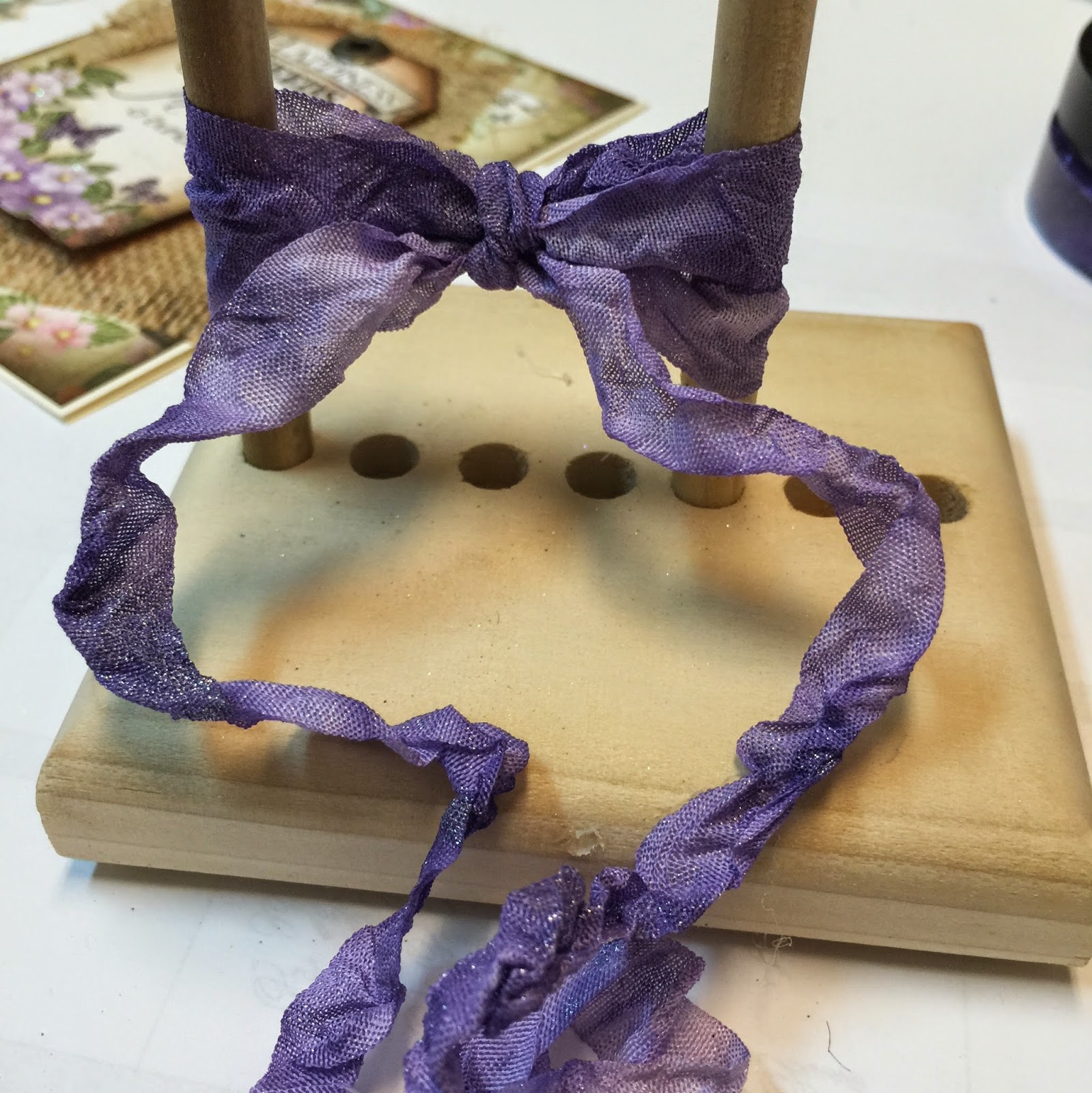 Everlasting Ink: Dying Ribbon to Match Your Card