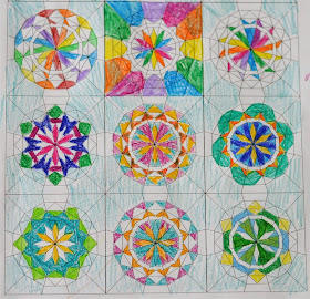 from blank pages...: Celestial Star QAL: COLOR & DESIGN