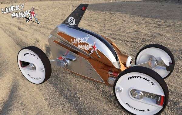 Lucky Punk the future race car of 2055 | Mono-live